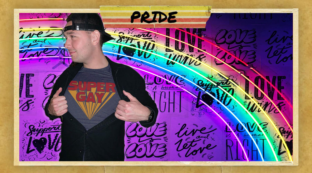 Shop Vintage Pride T-shirts & Retro Gay Rights Graphic Tees | USA Made ...