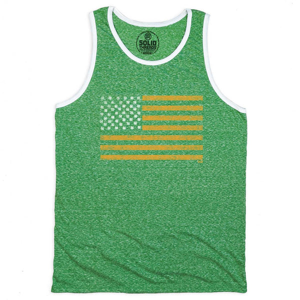 Irish American Ringer Tank Top - Solid Threads