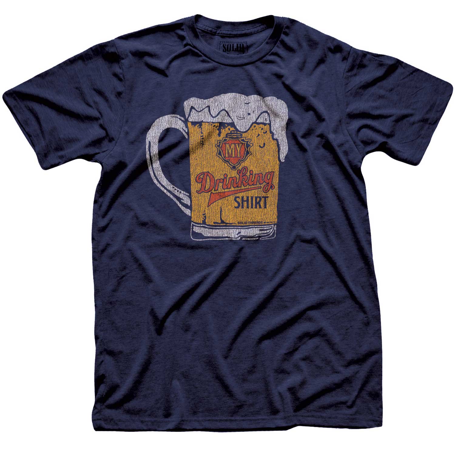 My Drinking Shirt Vintage Graphic Tee | Funny Drinking Pints T-Shirt ...