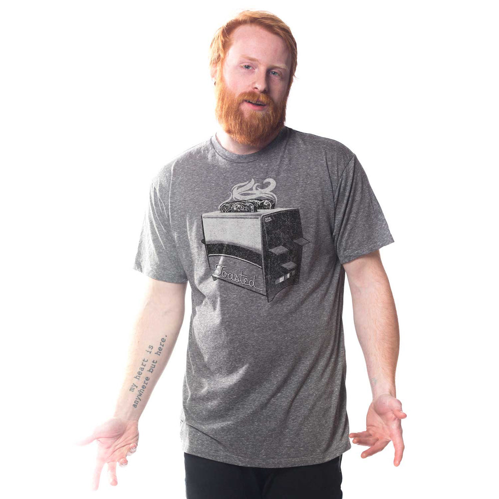 Toasted Stoner Vintage Graphic T-Shirt | Funny Partying Tee - Solid Threads