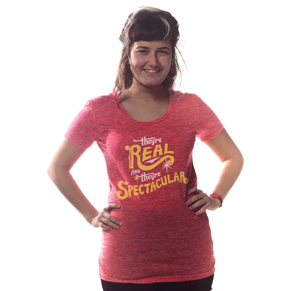 Women's Real And Spectacular Funny Graphic T-Shirt | Cute Seinfeld Tee ...